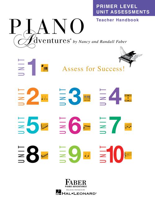 Piano Adventures - Primer Level Unit Assessments Teacher Handbook ...