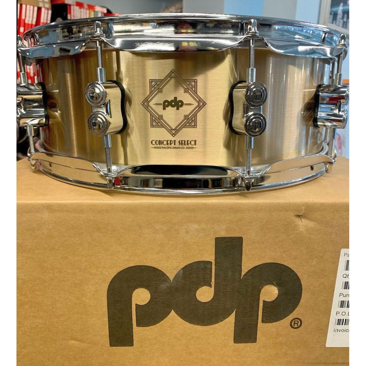 PDP - Concept Select Seamless Bell Bronze Snare 5x14 SN0514CSBB – Steve ...