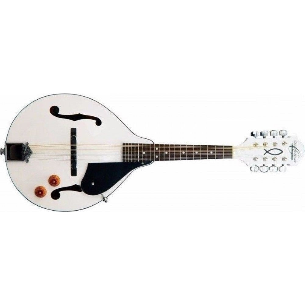 Oscar Schmidt - Acoustic / Electric Mandolin - White – Steve's Music Store
