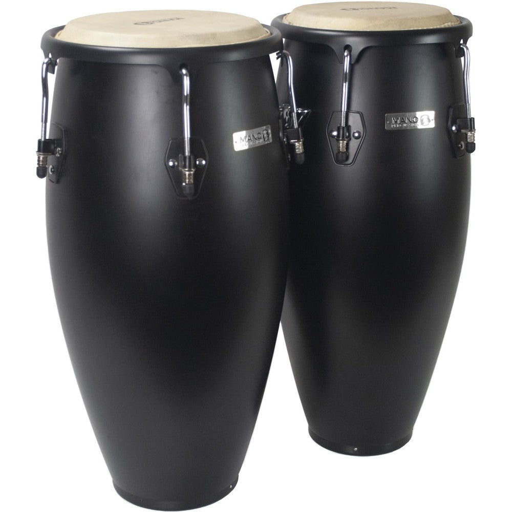 Mano Percussion - Conga Set 10" & 11" with Basket Stands - Midnight Bl ...