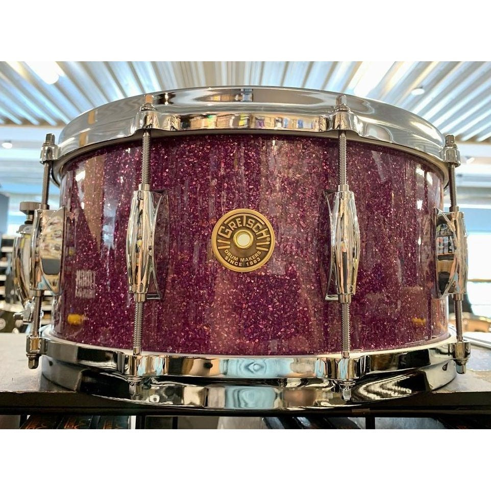 Gretsch - USA Custom Snare 6.5x14 Purple Glass – Steve's Music Store