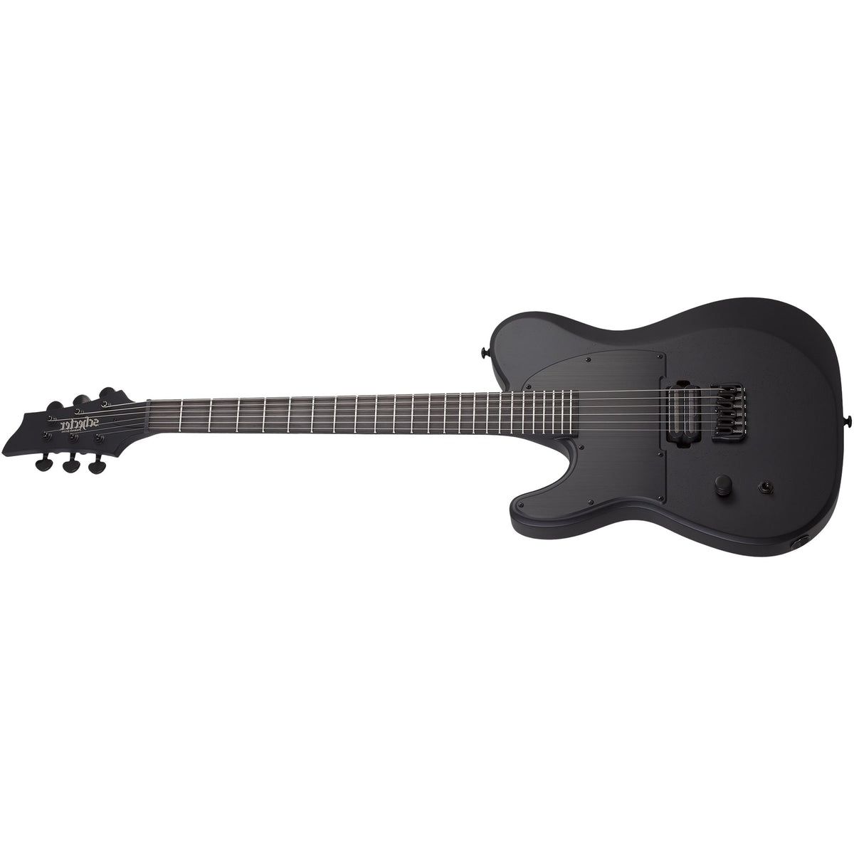 Schecter - PT Black Ops Left-Handed Electric Guitar - Satin Black Open ...