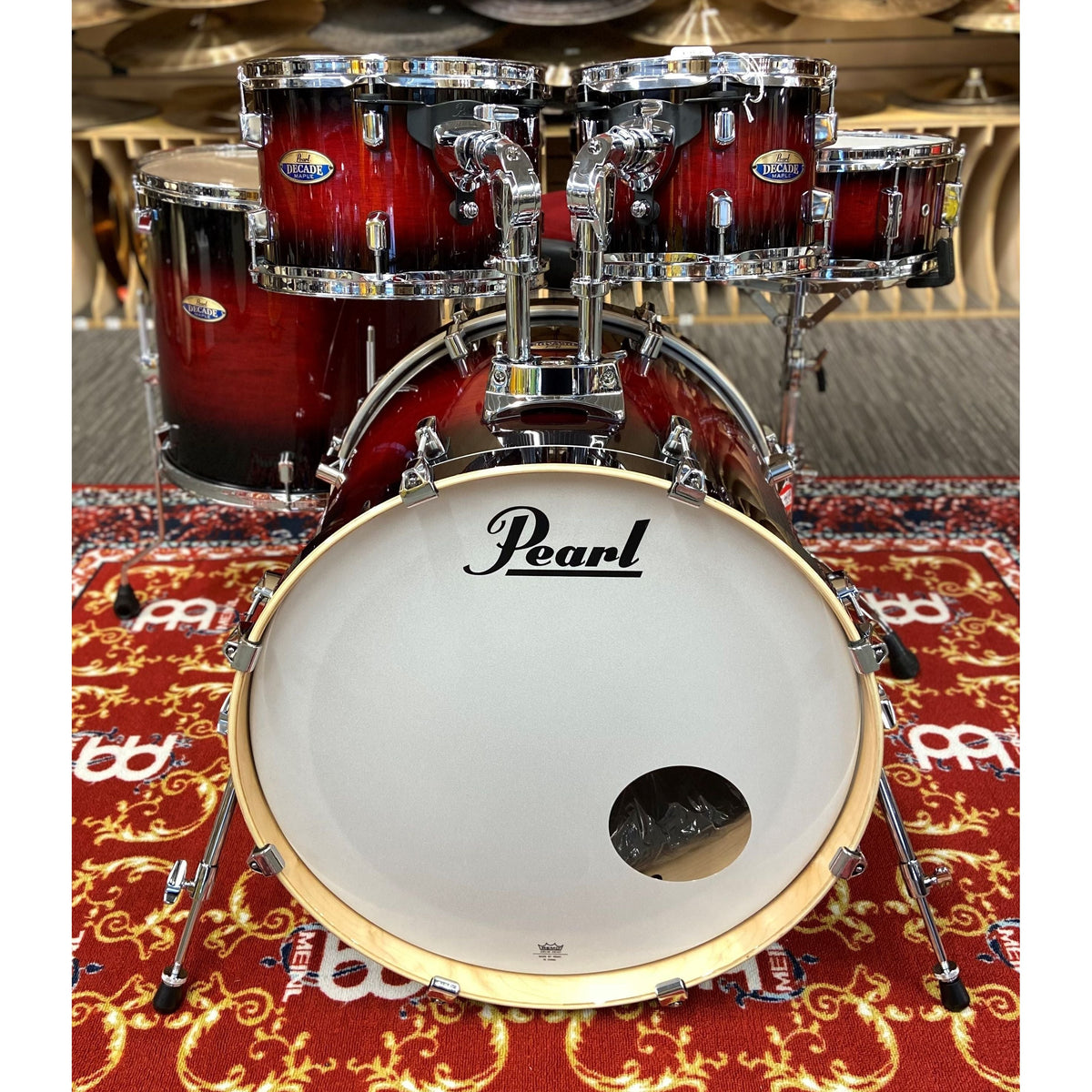 Pearl - Decade Maple 5-Piece Shell Kit Gloss Deep Red Burst DMP925SPC2 ...