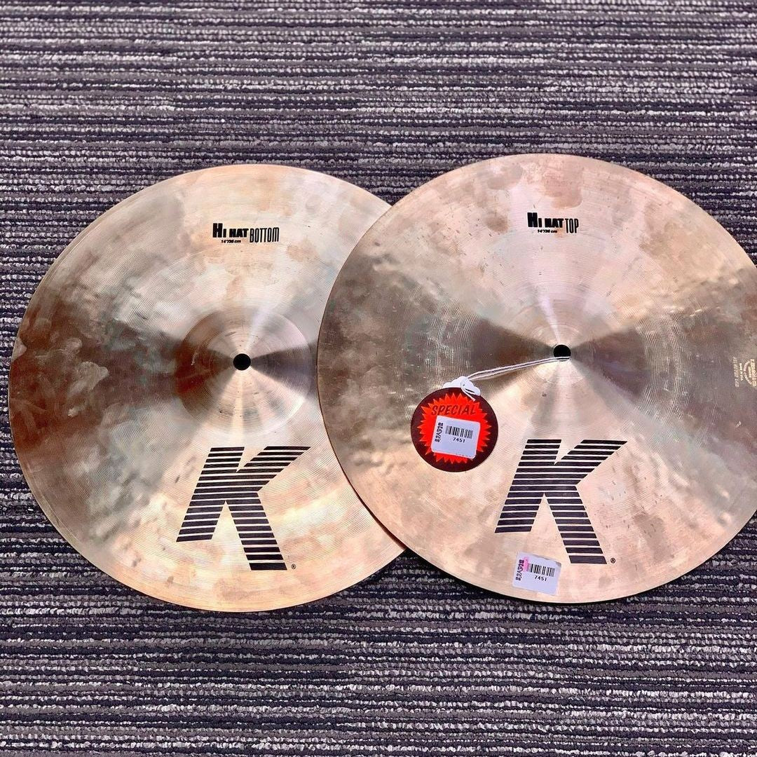 Zildjian - 14'' K Hi-Hats Pair K0823 – Steve's Music Store