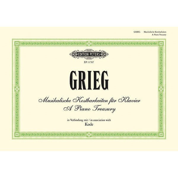 E. Grieg - A Piano Treasury – Steve's Music Store