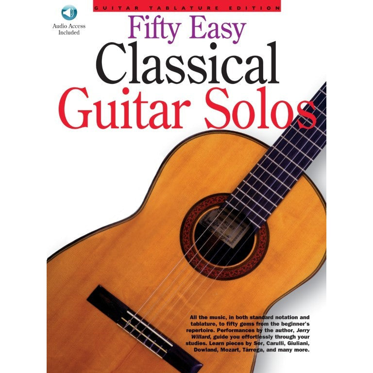 50 Easy Classical Guitar Solos – Steve's Music Store
