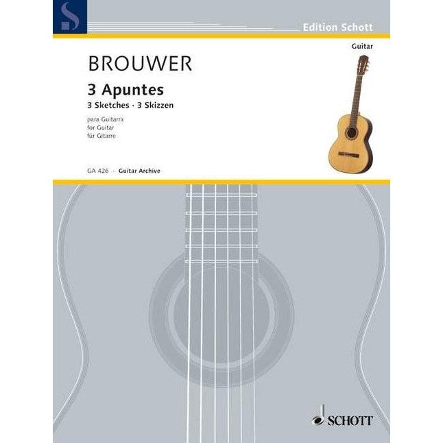 L. Brouwer - 3 Apuntes – Steve's Music Store