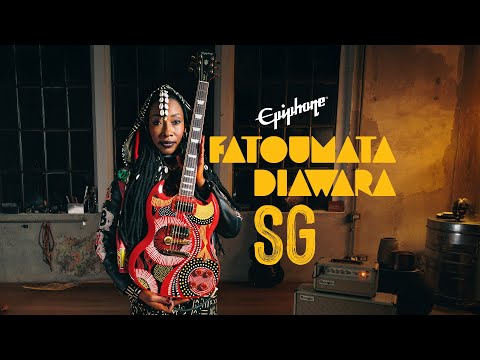 Epiphone - Guitare électrique SG de Fatoumata Diawara avec étui rigide ...